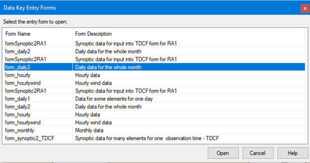 Duplication Of Data Entry Forms · Issue 565 · Climsoftclimsoft · Github