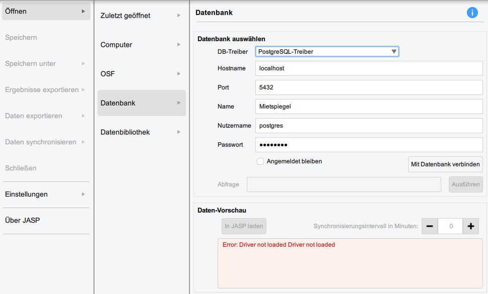 [Bug]: Cannot connect to PostgreSql database · Issue #2254 · jasp-stats/jasp-issues · GitHub