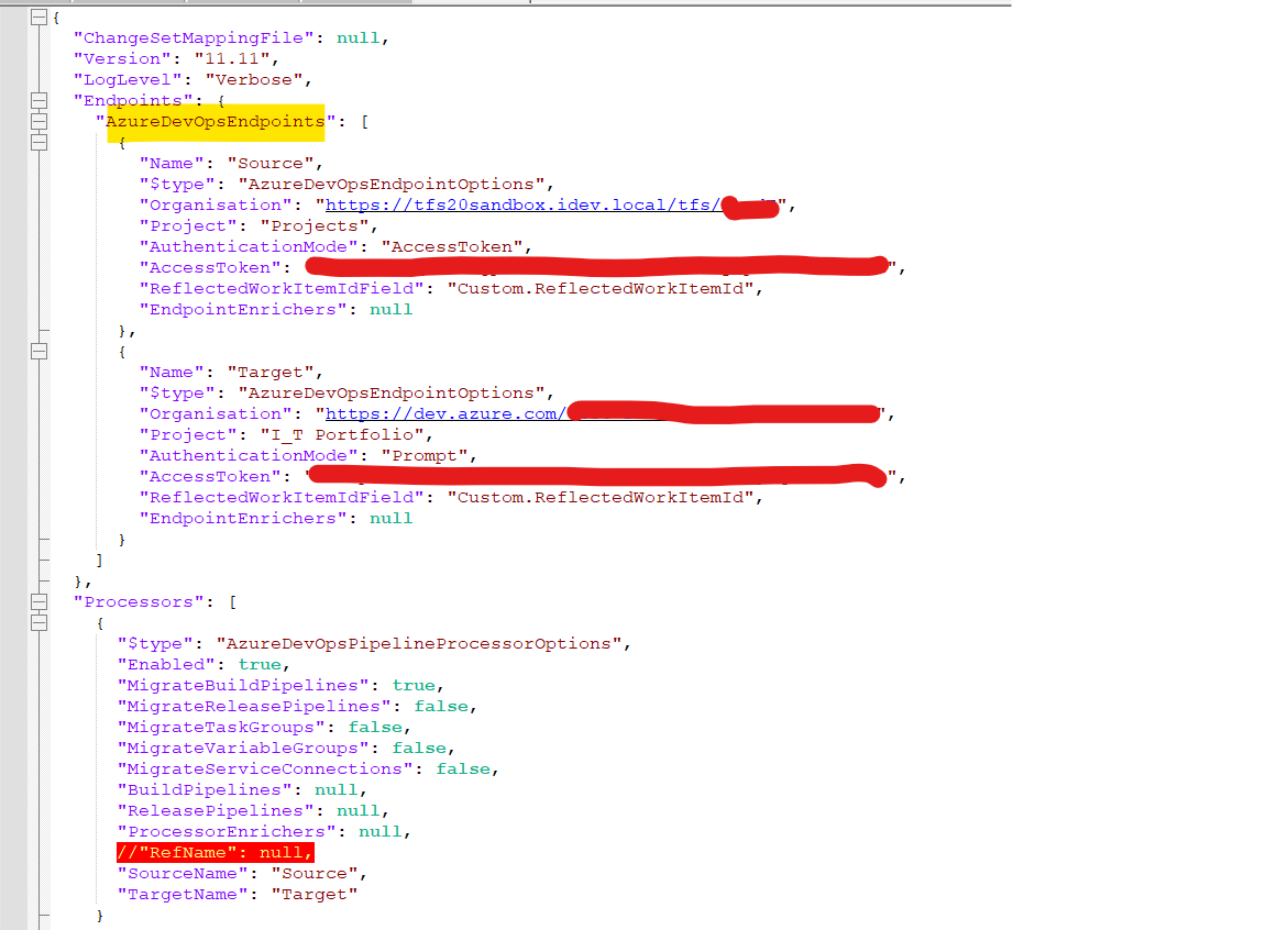 [Urgent] Am trying to migrate classic azure build pipelines using nkdagility and getting below ...