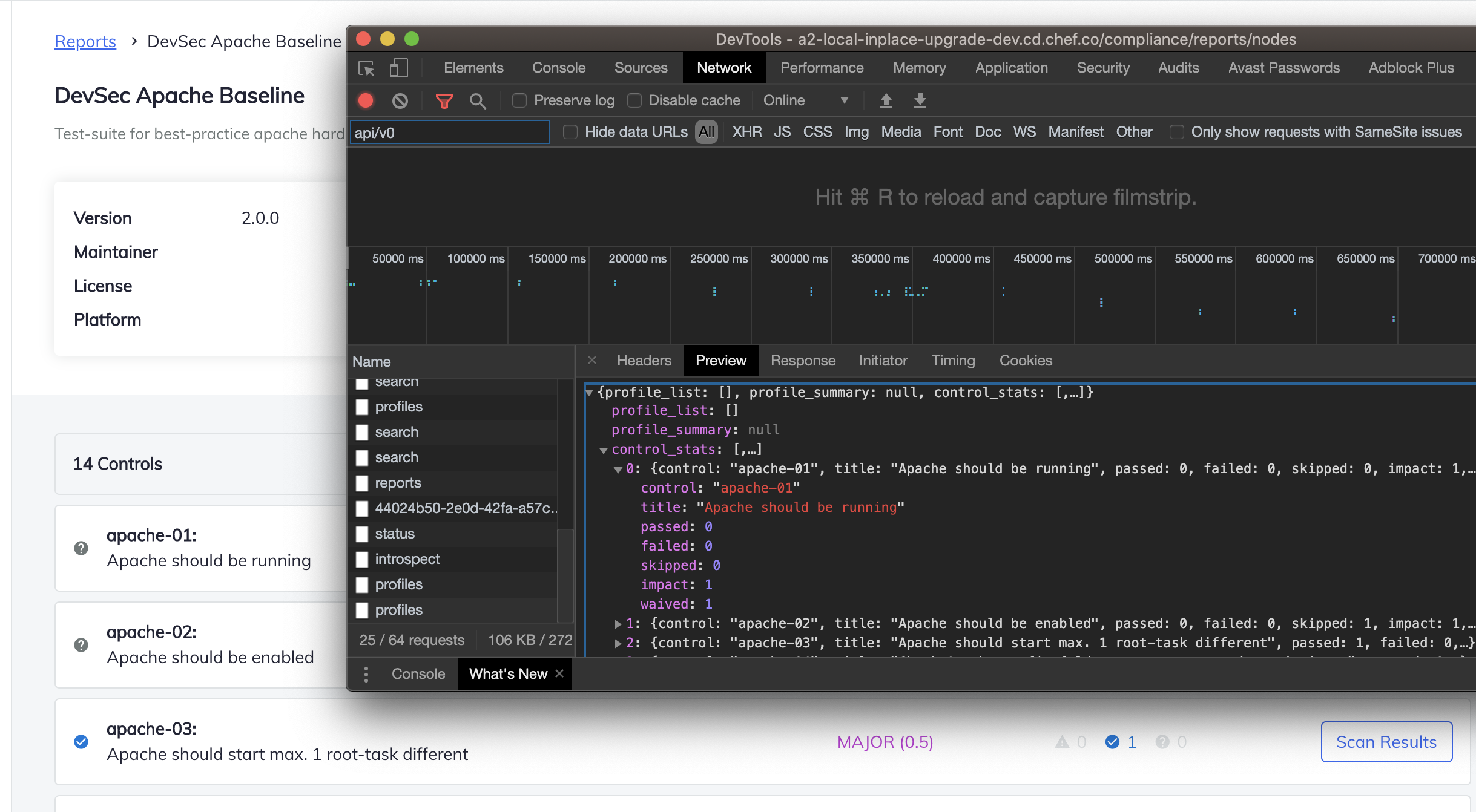 ui: Waivers - Profile detail page displays waived controls · Issue #2558 · chef/automate · GitHub