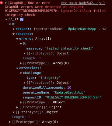 Unable to change OAuth Redirect URLs due to GraphQL error · Issue #665 · twitchdev/issues · GitHub