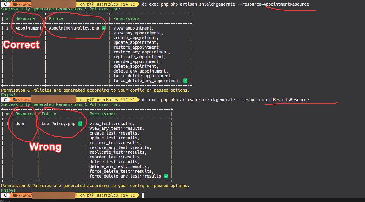 Filament resource $model issue with Policies and Permissions · Issue #136 · bezhanSalleh ...