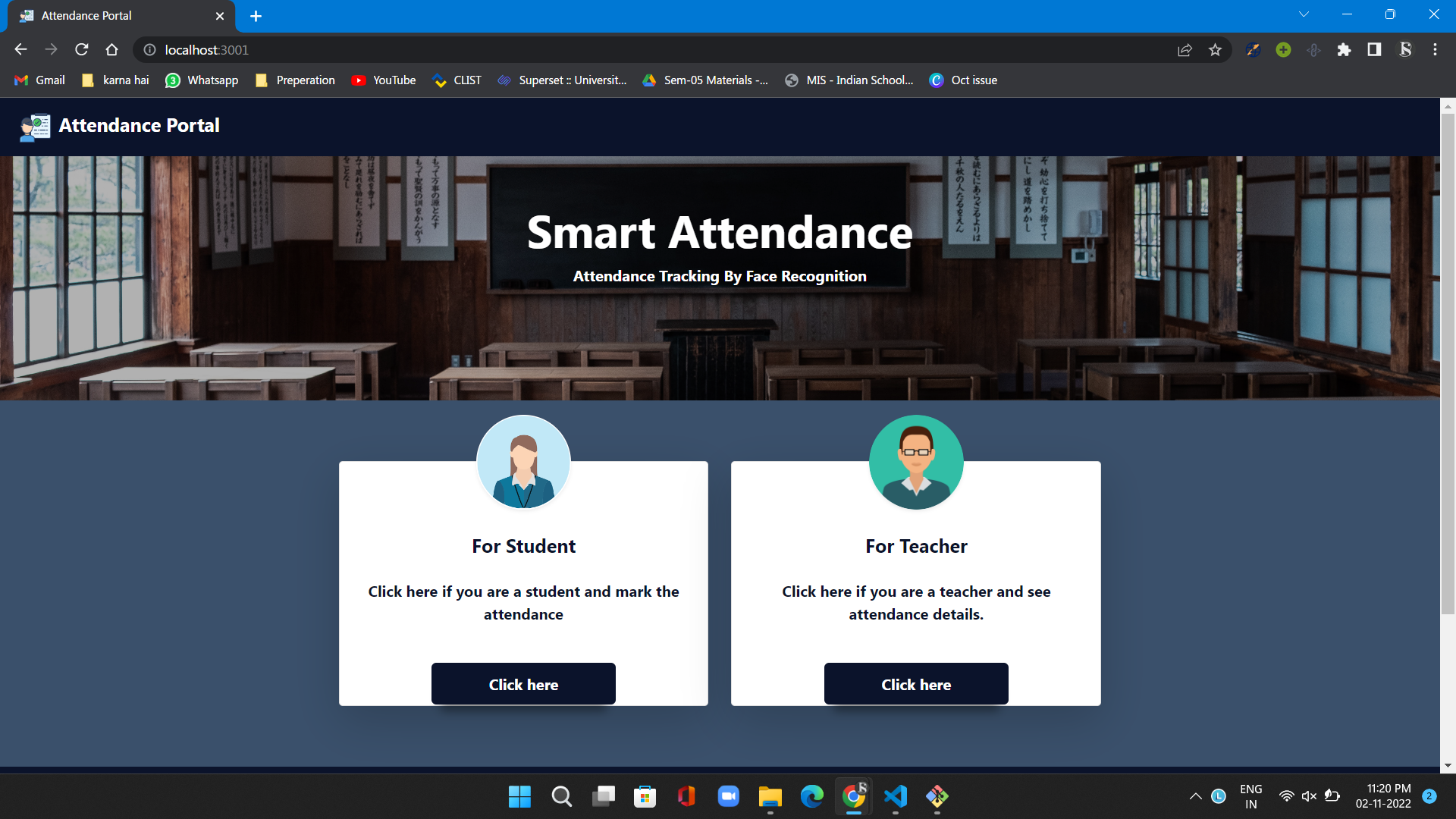 GitHub - sakshamp78/attendance-tracker