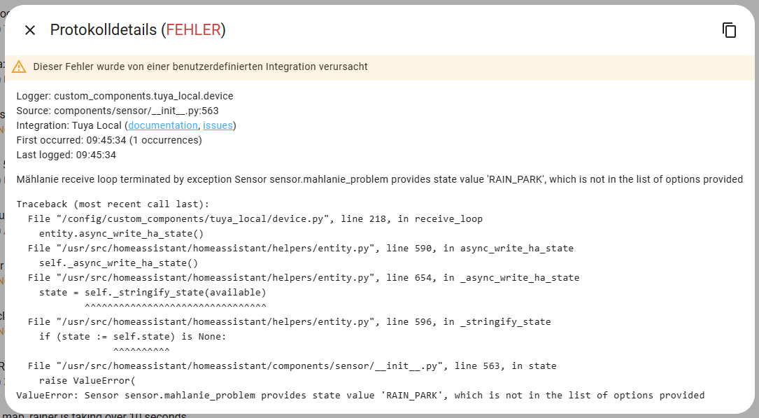 Parkside lawn mower PMRDA 20-Li A1 · make-all tuya-local · Discussion #758 · GitHub