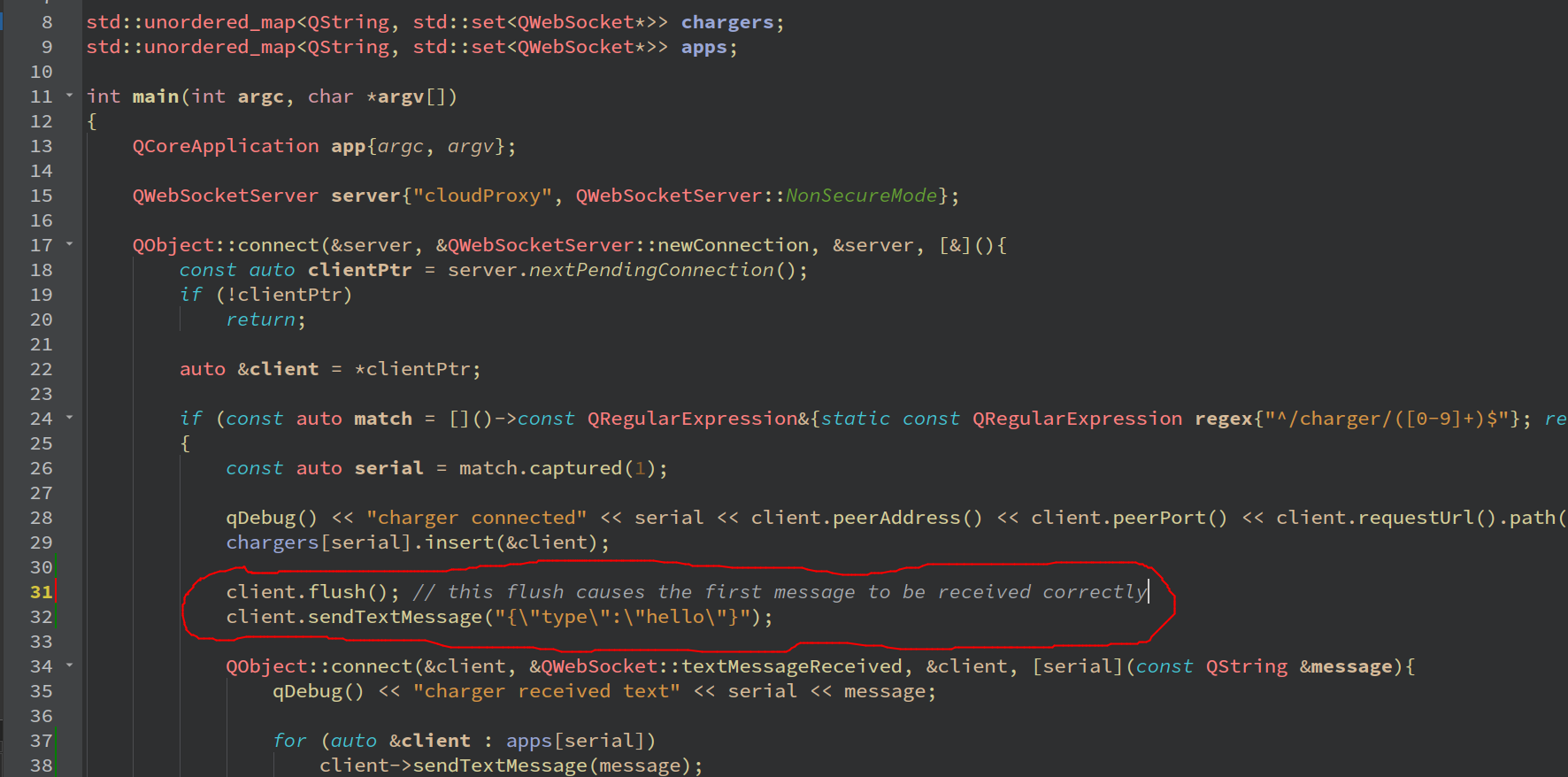websocket client loses first text message when packed together with http response (IDFGH-11300 ...