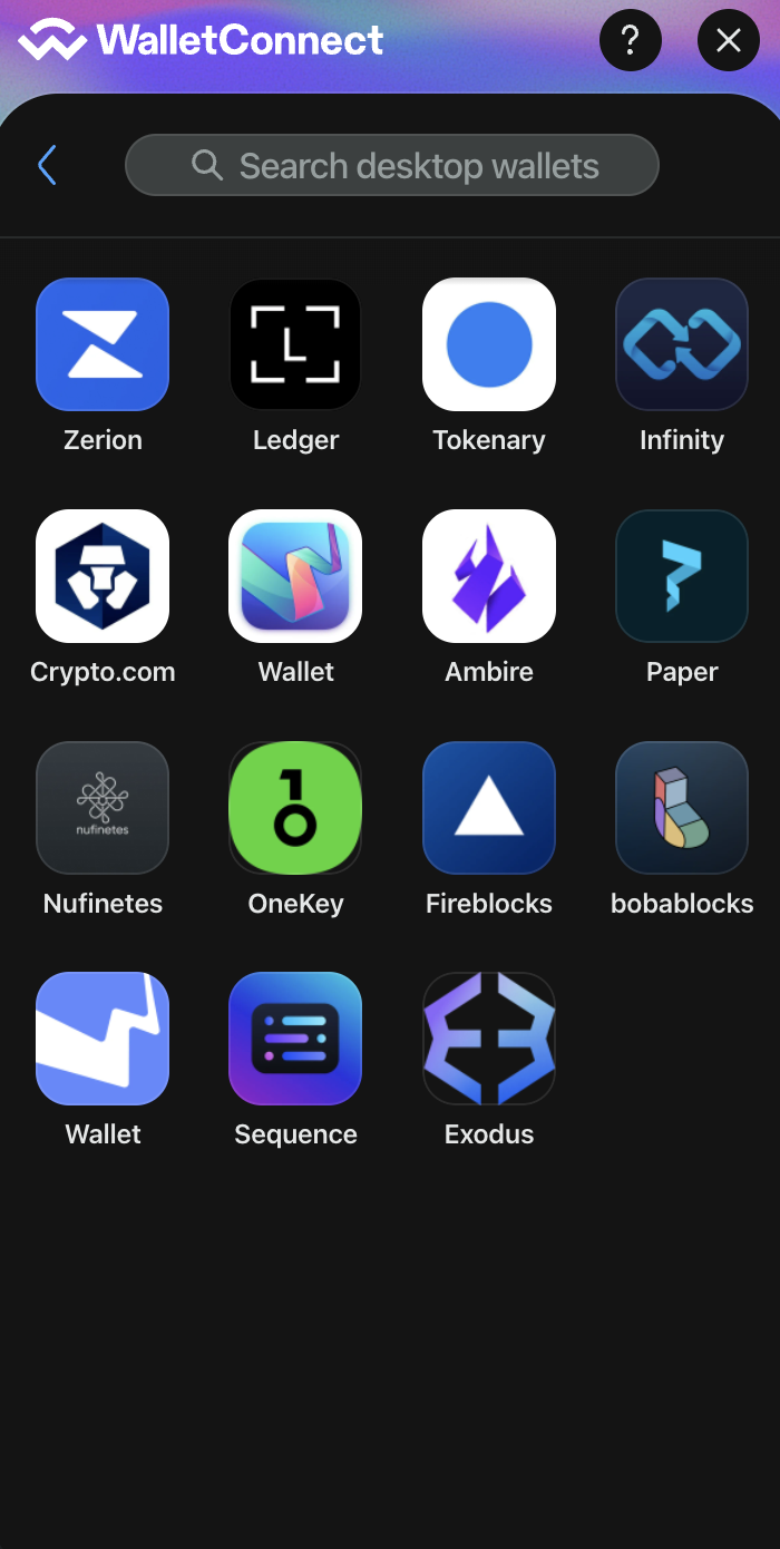 Not seeing full desktop wallet options · Issue #775 · reown-com/appkit ...