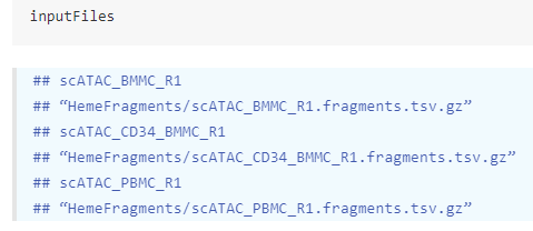 Read in fragment using scanTabix then error creatingArrowFiles · Issue ...