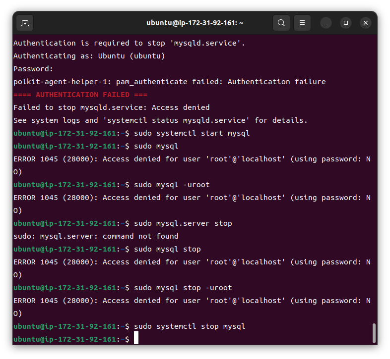 Mysqlを利用できなくなった Error 1045 28000 Access Denied For User Rootlocalhost Using Password 