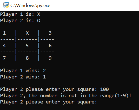 GitHub - ShlomiShakoy/Python-Tic-Tac-Toe-game: Tic Tac Toe project ...