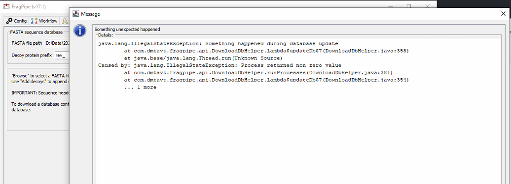 Download database · Issue #641 · Nesvilab/FragPipe · GitHub