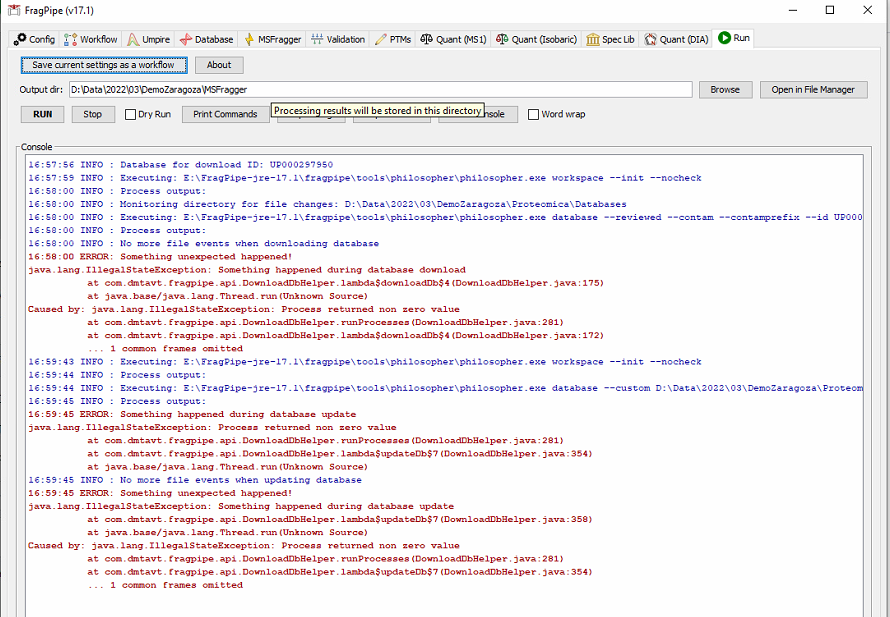 Download database · Issue #641 · Nesvilab/FragPipe · GitHub