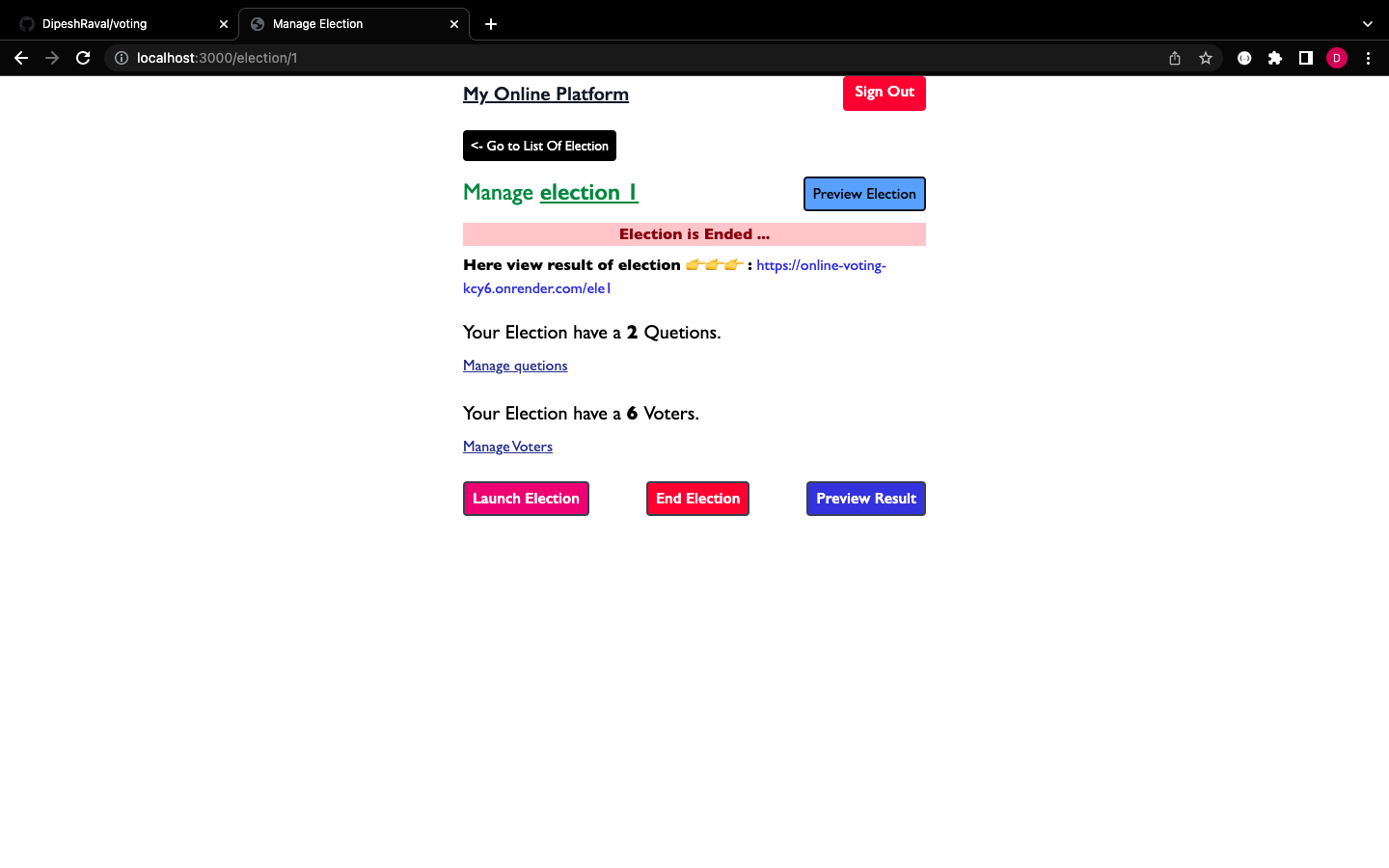 GitHub - DipeshRaval/voting