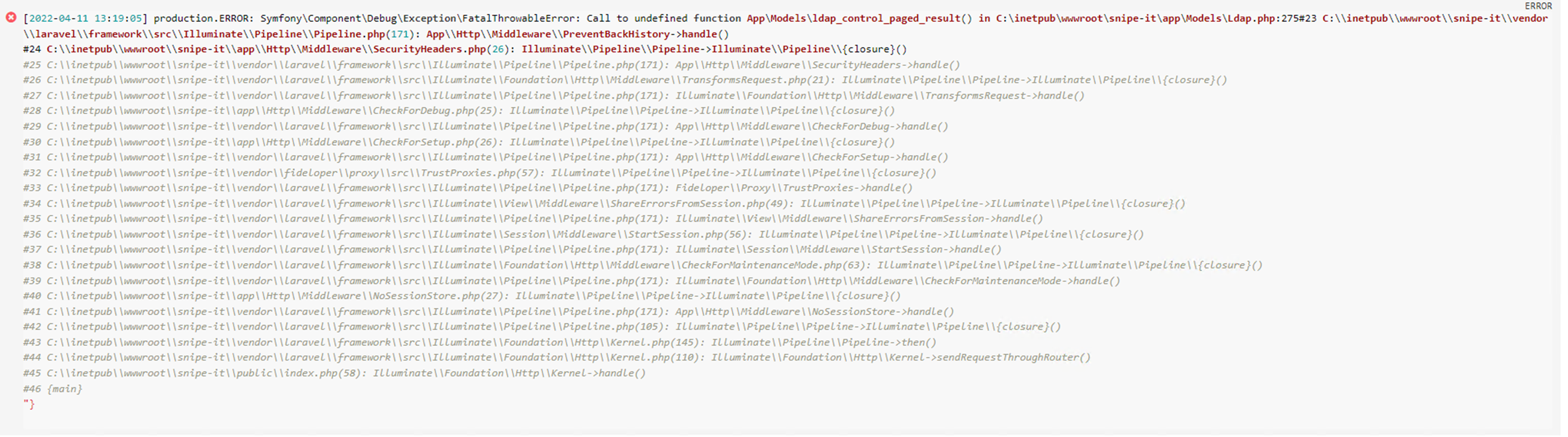 Ldap Issue · Issue 10930 · Snipesnipe It · Github 