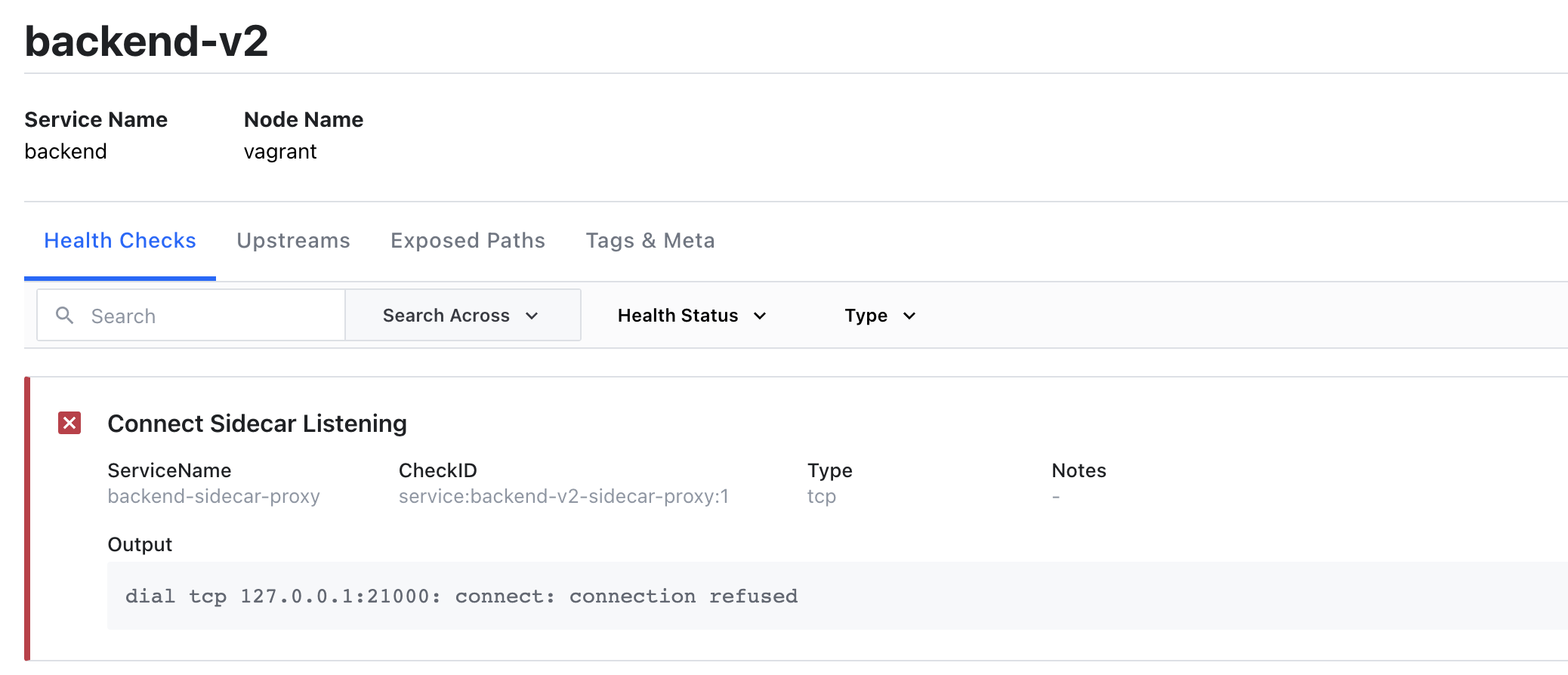 UI shows "All service checks passing" when proxy is not passing · Issue #11875 · hashicorp ...