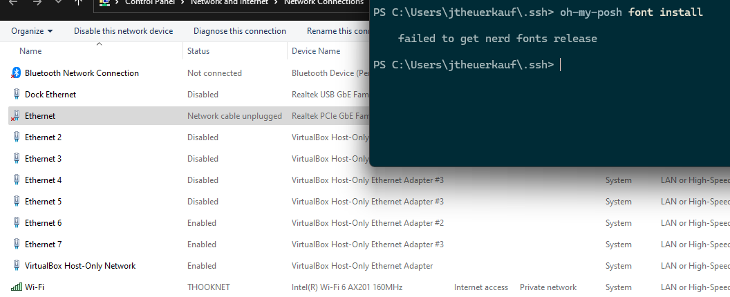 "failed to get nerd fonts release" · JanDeDobbeleer oh-my-posh · Discussion #4016 · GitHub