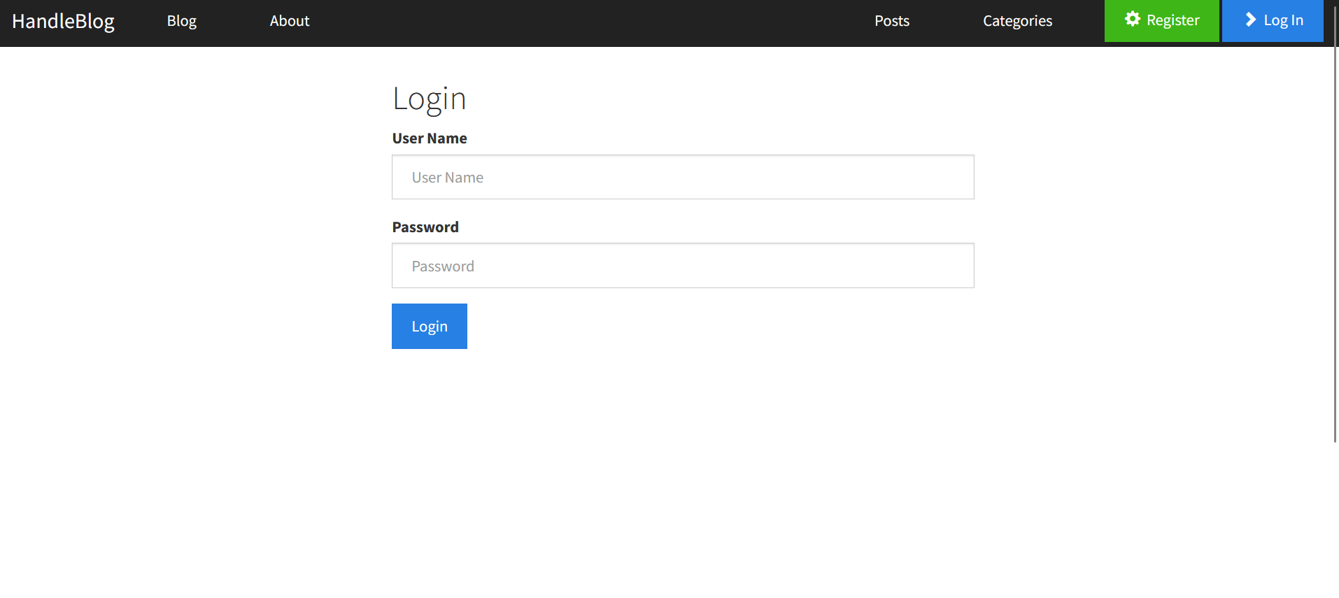 GitHub - mayank-Pareek/handle-blog: Interactive blogging website ...