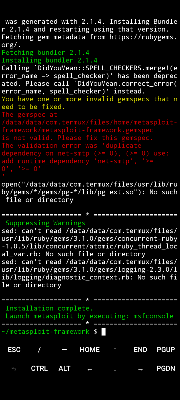 [BUG] · Issue #132 · gushmazuko/metasploit_in_termux · GitHub