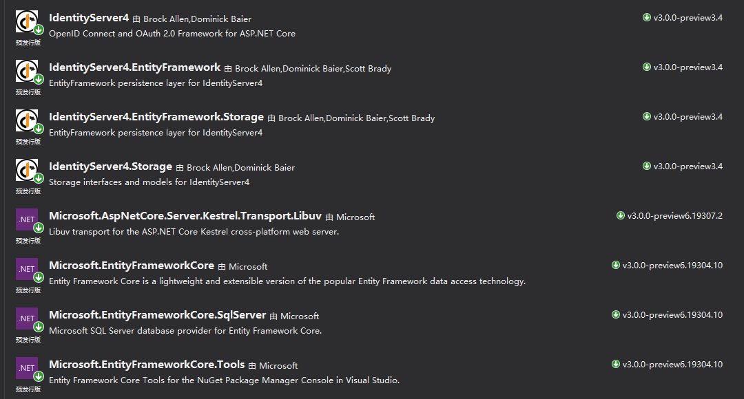 ID4-preview EF issue. · Issue #3403 · DuendeArchive/IdentityServer4 · GitHub