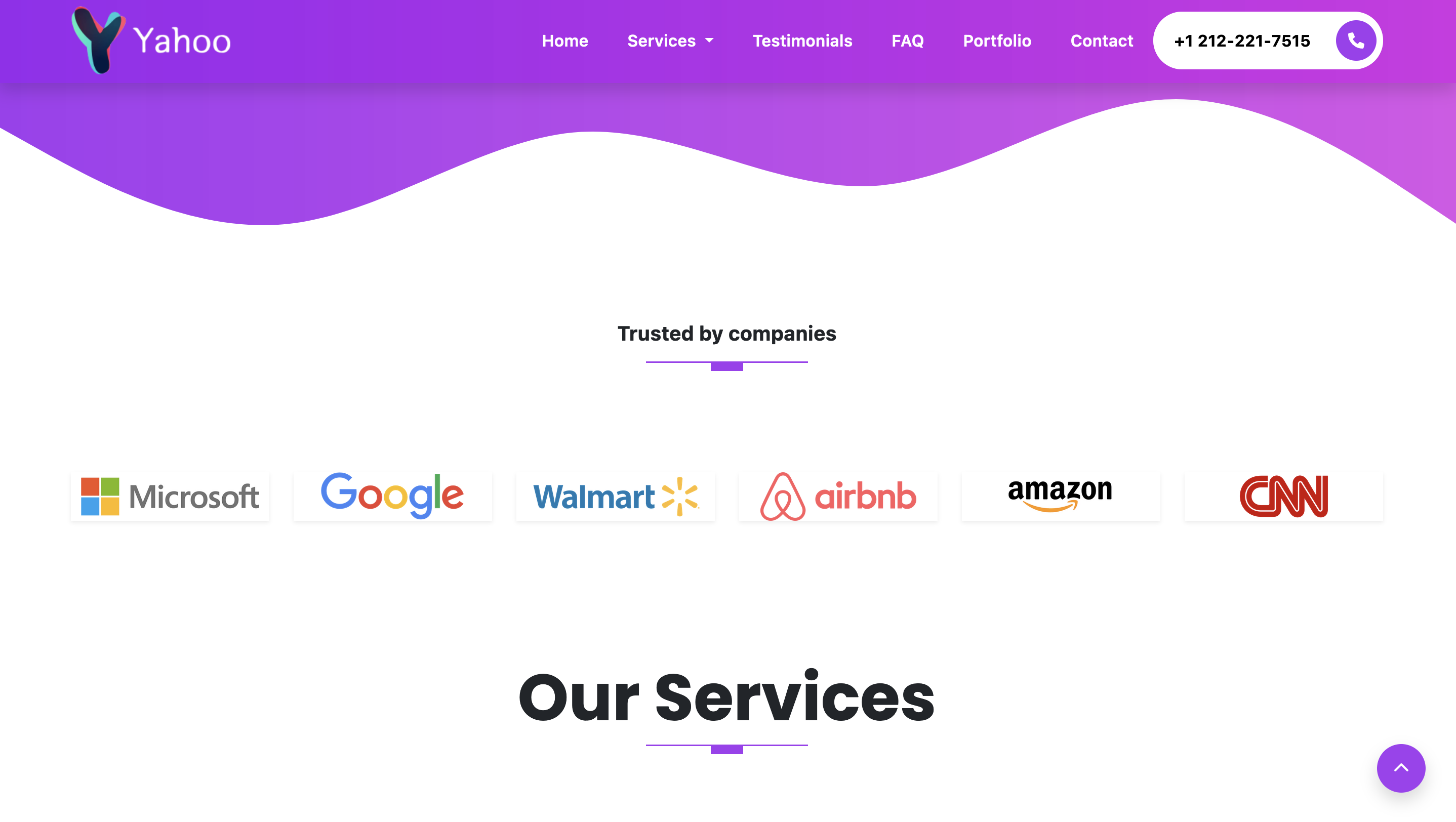 GitHub - Yahoo002/HomePage: Webpage for a Service Based Company made using HTML, CSS, Bootstrap ...
