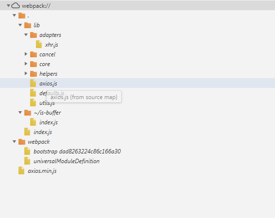 chrome how to forbidden webpack axios sourcemap · Issue #2091 · axios/axios · GitHub
