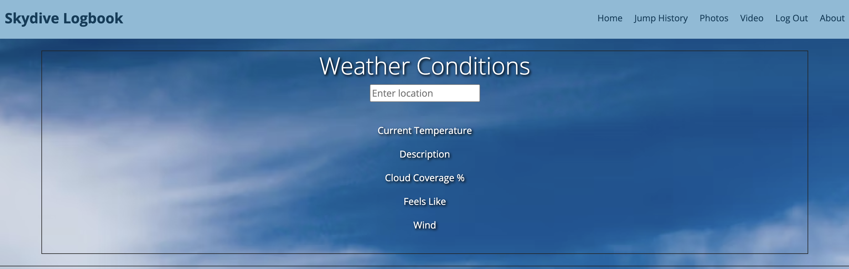 GitHub - LeeBaesler/Solo_project_skydive