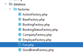 No namespace specified for Database Class Factory creation · Issue #156 · laravel-idea/plugin ...