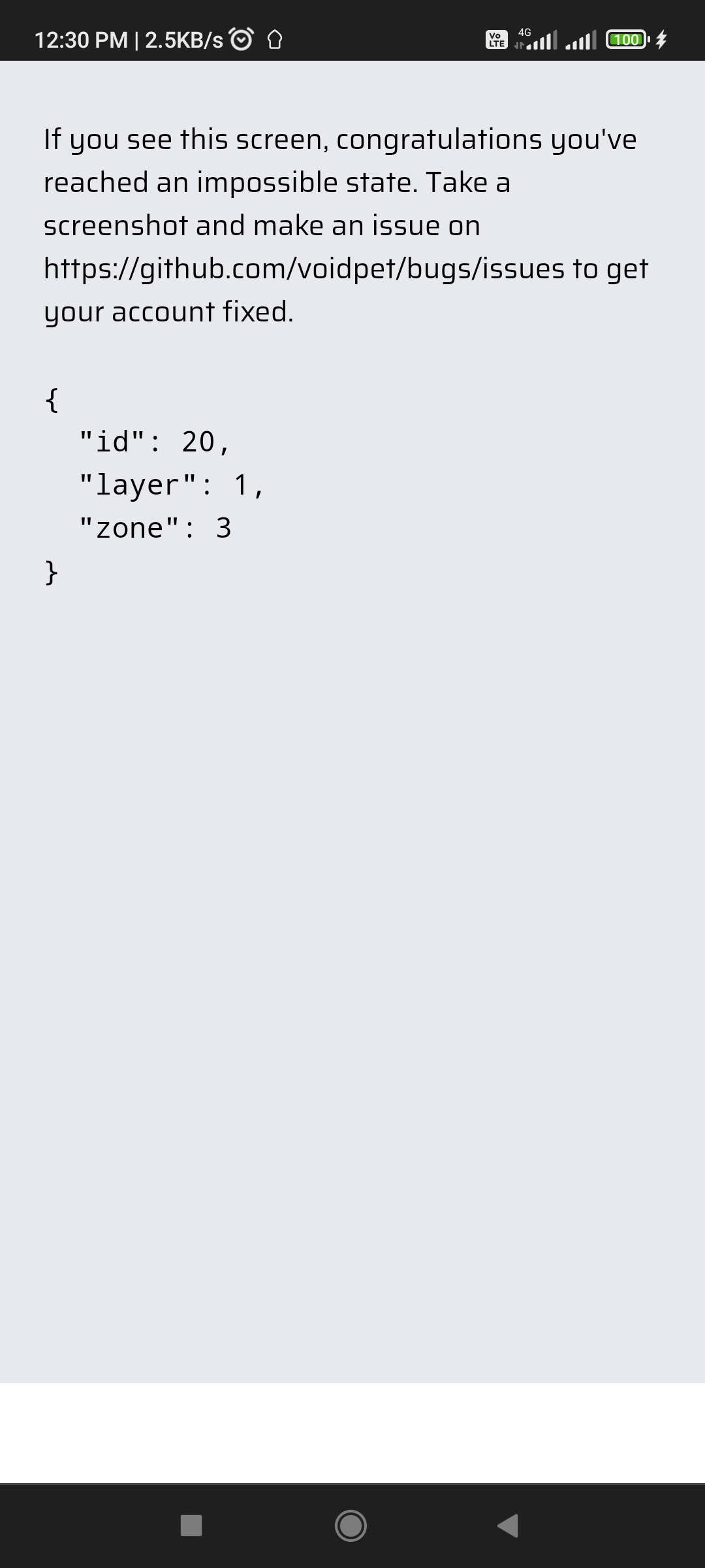Bug · Issue #410 · voidpet/bugs · GitHub