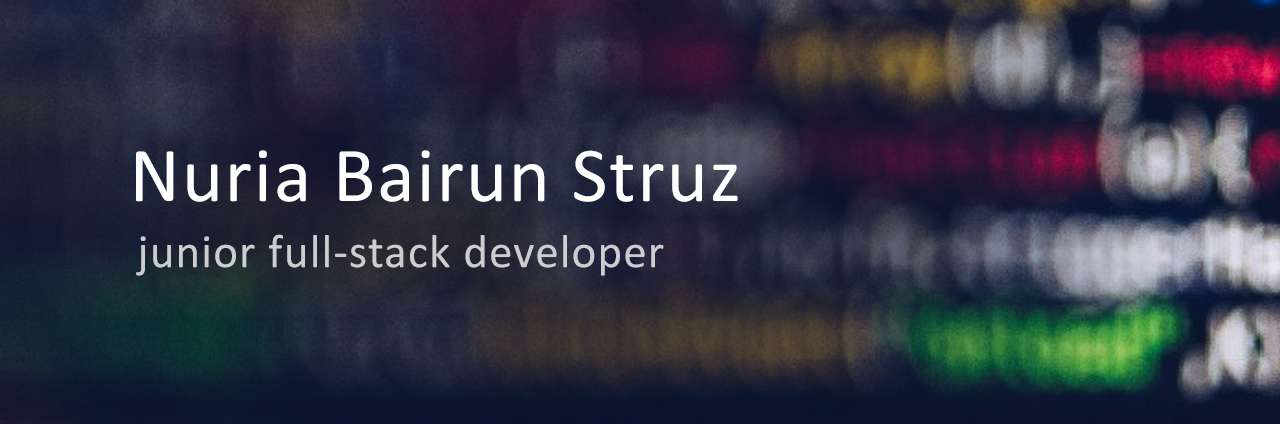 nuria-b (Nuria Bairun Struz) · GitHub