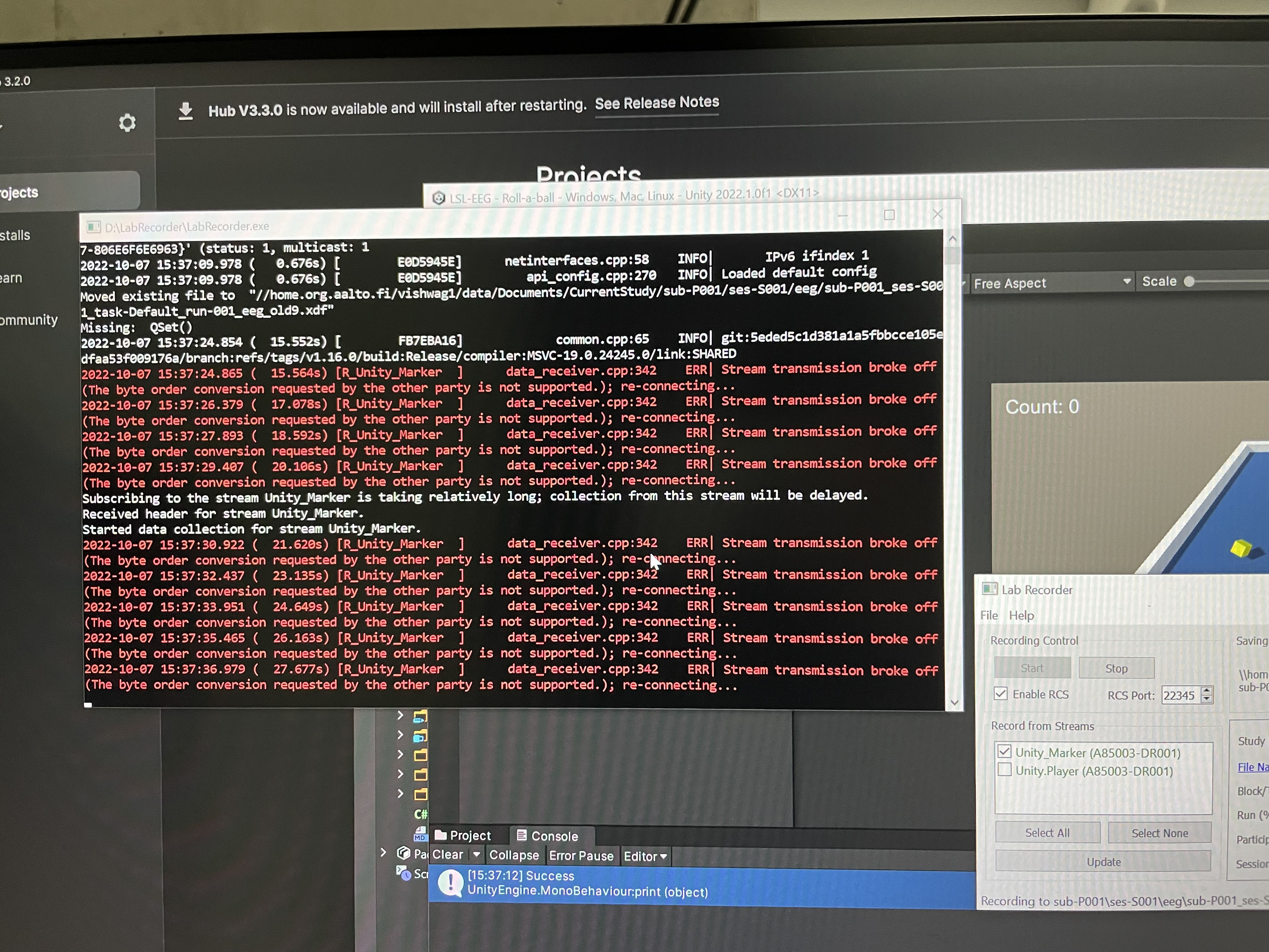 Error: The byte order conversion requested by the other party is not supported · Issue #46 ...
