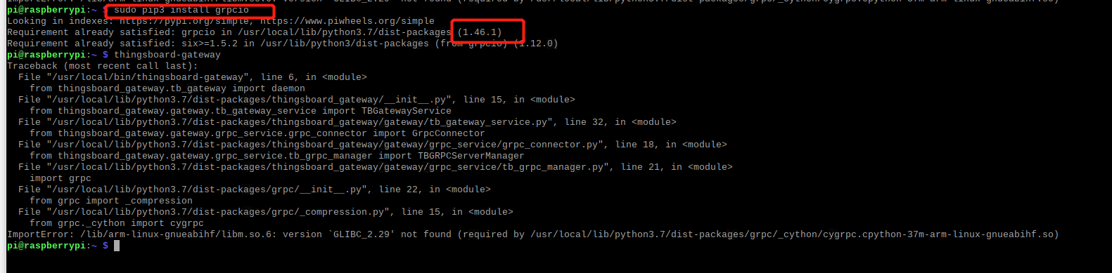 [BUG] version `GLIBC_2.29' not found · Issue #827 · thingsboard/thingsboard-gateway · GitHub