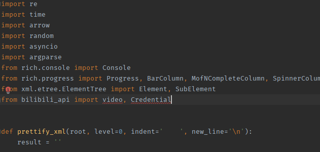 【提问】下载模块后显示imported module bilibili_api' 中找不到引用 'video' · Issue #247 · Nemo2011/bilibili-api ...