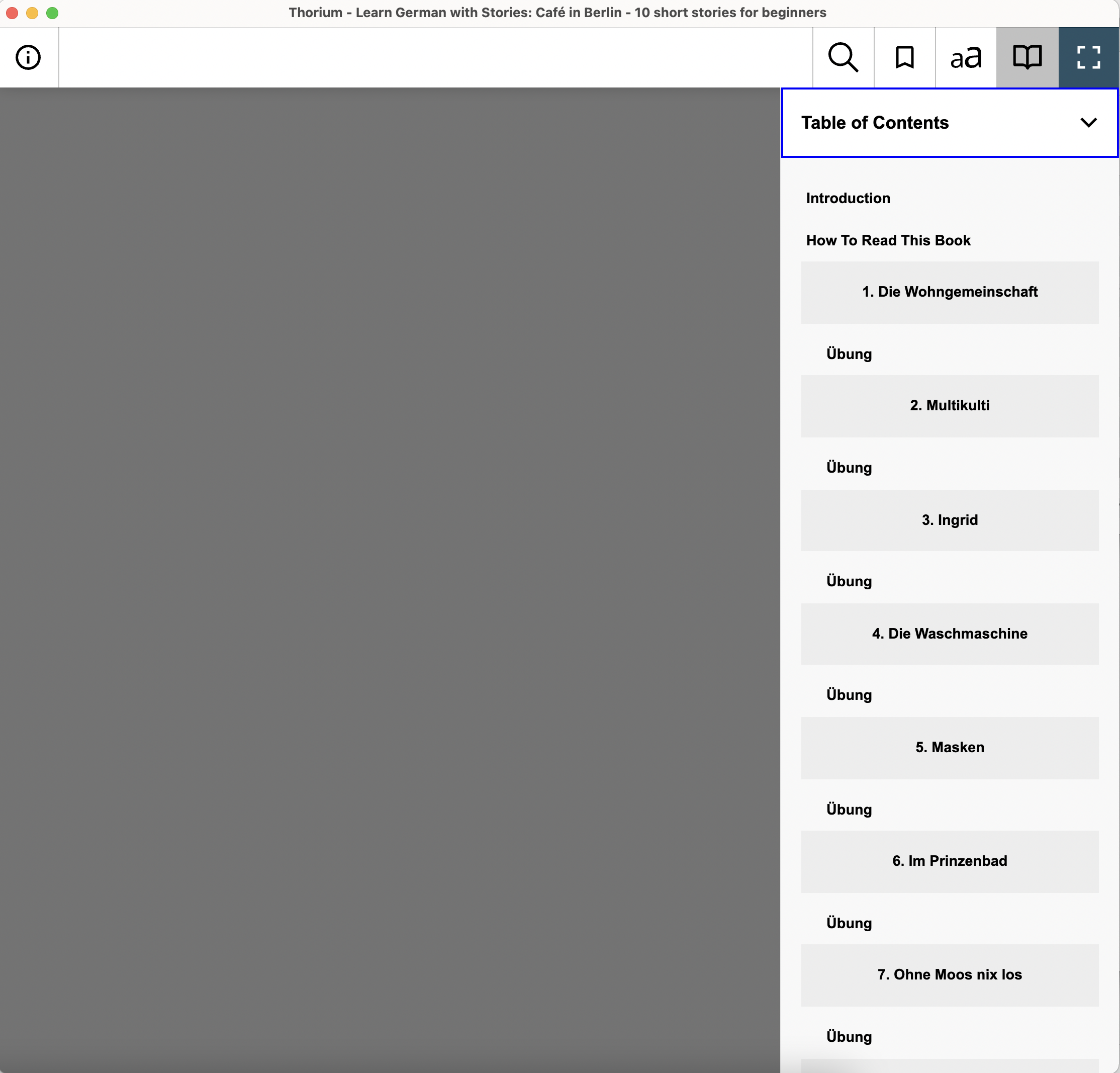 EPUB table of contents only showing up with MAC version · Issue #1639 · edrlab/thorium-reader ...