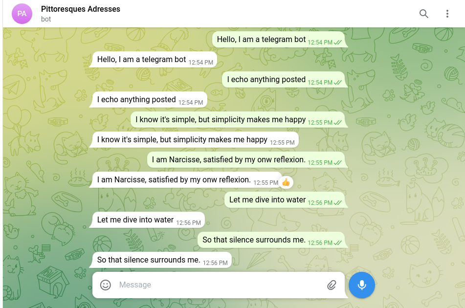 GitHub - AntonBangoura/TelegramBot: Mon premier bot Telegram, créé avec Node.js, ngrok et les ...