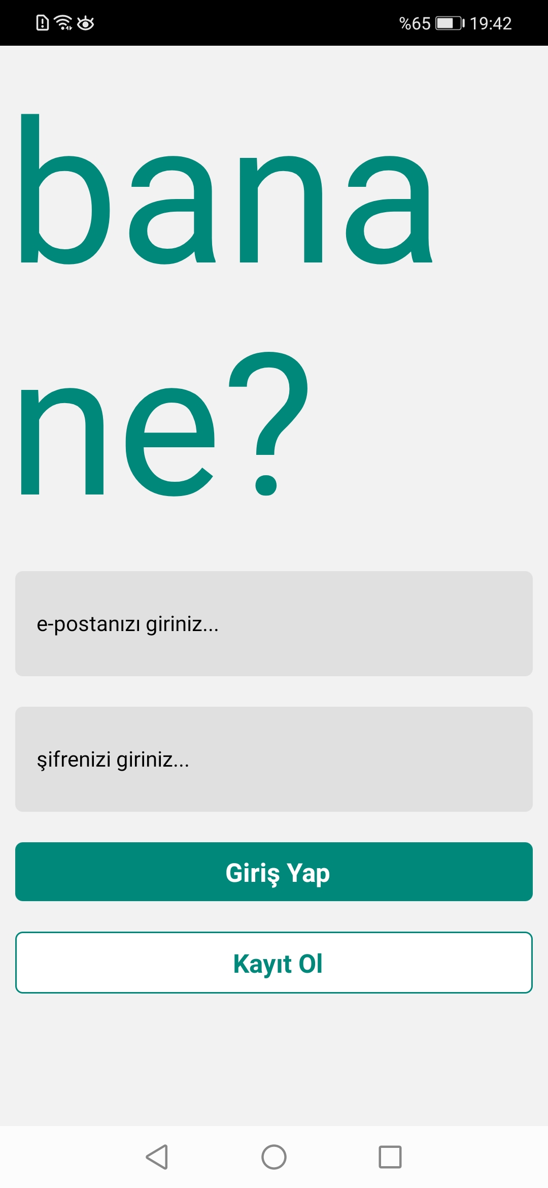 GitHub - FurkanKayaDev/bananeApp
