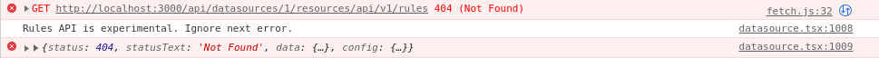 Explore Page For Prometheus Data Source Without Rules Api Shows Unexpected Error · Issue