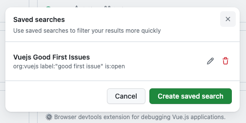 bug: documentation on saved searches may be out of date · Issue #27444 ...