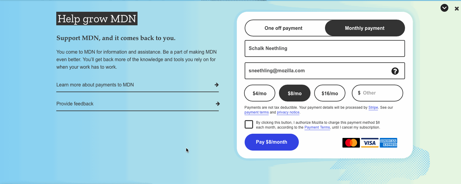 Bug Keyboard Navigation The Buttons For Amount Are Not Selected Using Tab Key · Issue 713