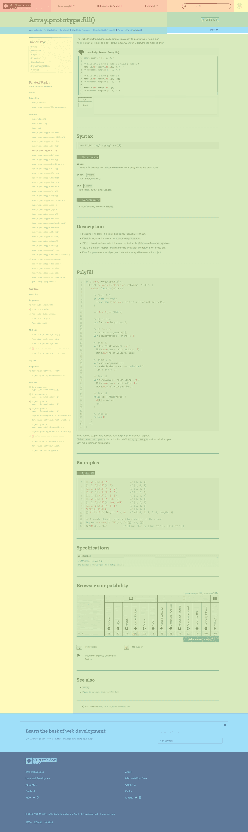 Implement Reference Page · Issue #1147 · mdn/yari · GitHub