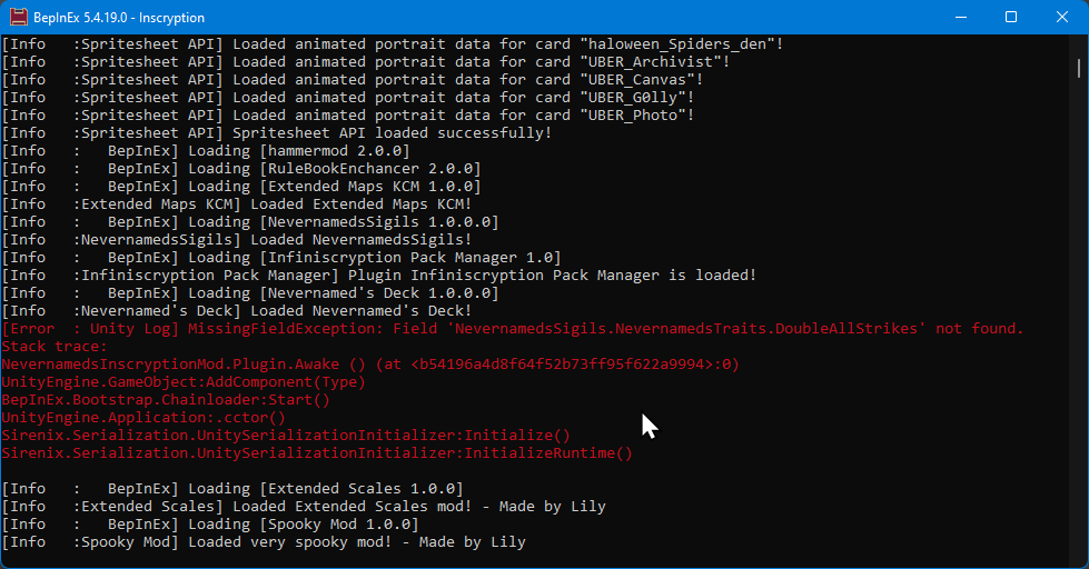 Log Says Sigil is Missing · Issue #1 · Nevernamed22 ...
