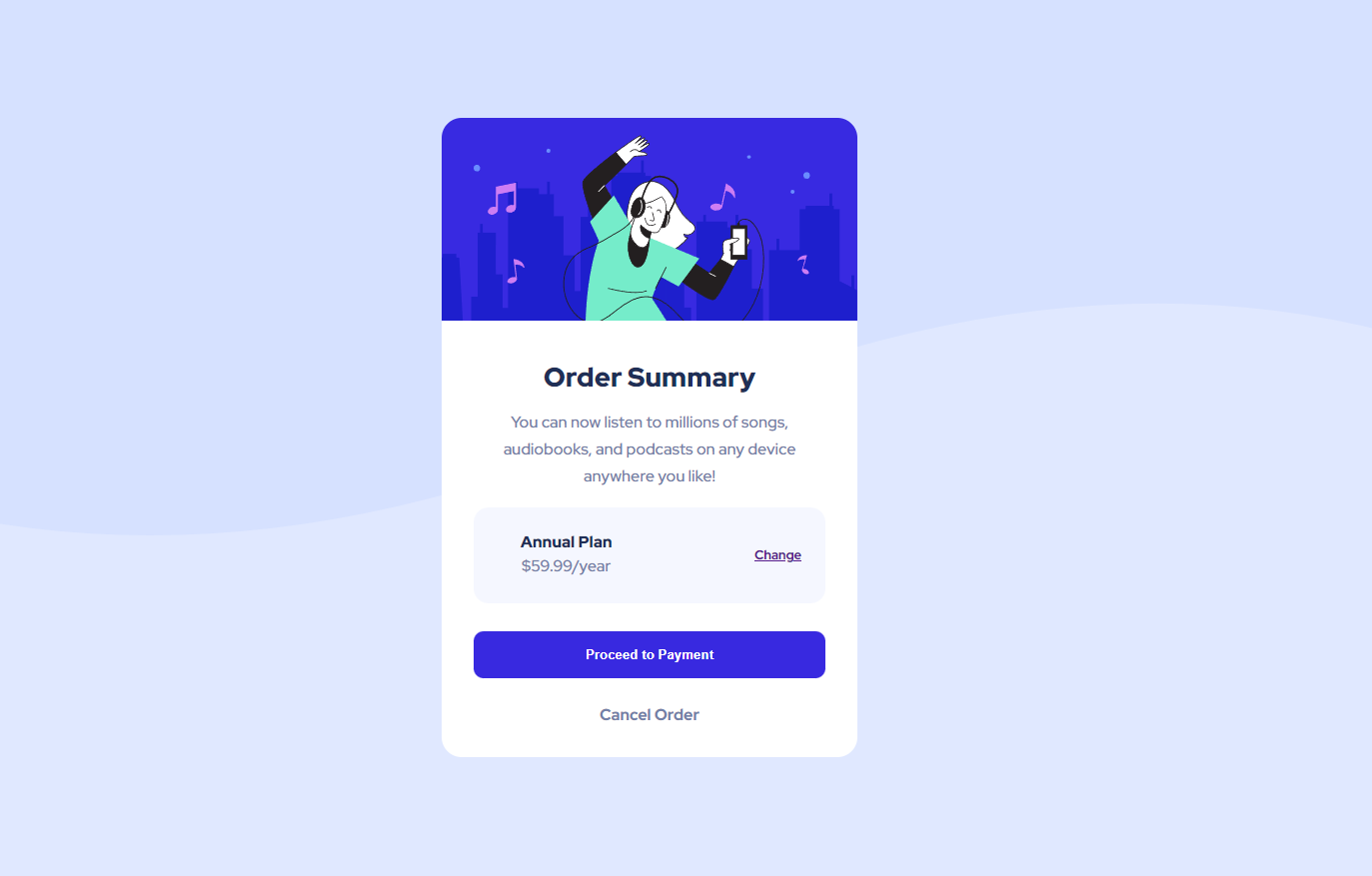 GitHub - 0paa/order-summary-component: css-only basic component design