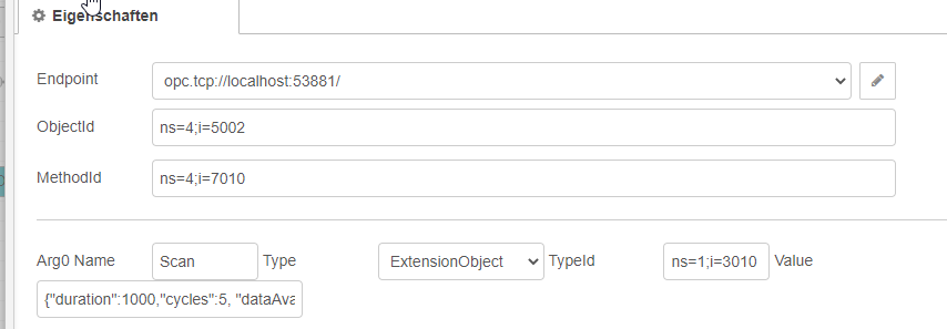 ExtensionObject in method calls · Issue #383 · mikakaraila/node-red-contrib-opcua · GitHub