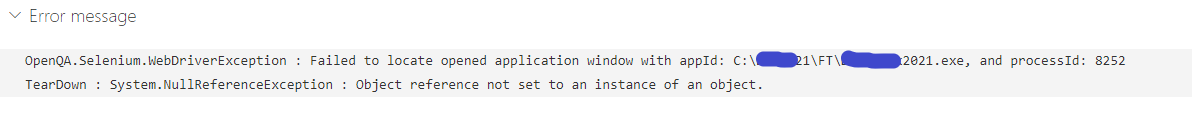 Failed to locate opened application window with appId on Remote Desktop · Issue #1748 ...