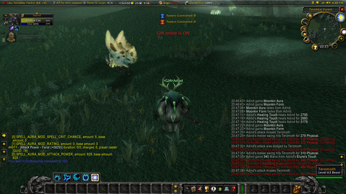 [Druid][Moonkin Form] Built in mana restore on melee doesnt function · Issue #3311 · SunwellWoW ...