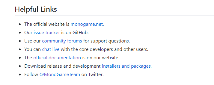 Add Link to Samples in Readme · Issue #7025 · MonoGame/MonoGame · GitHub