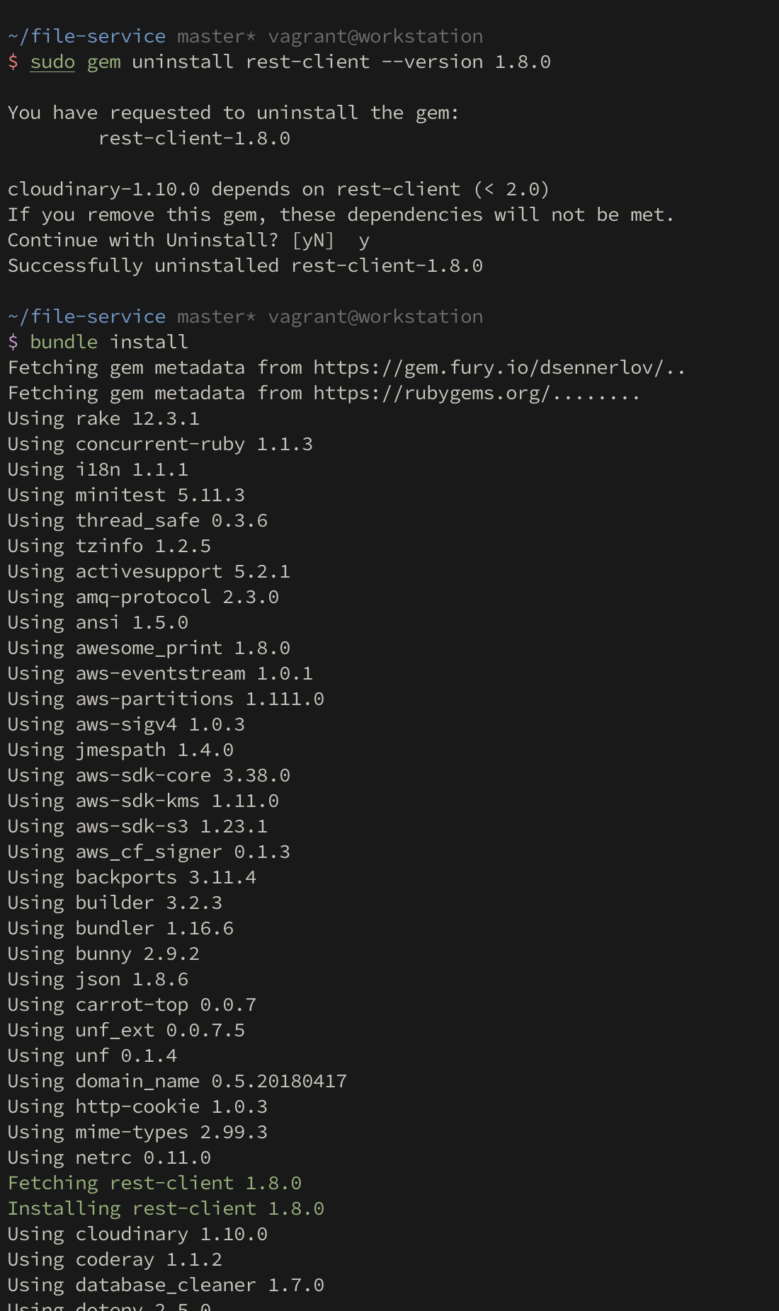1.10.0 use old version of rest-client · Issue #322 · cloudinary/cloudinary_gem · GitHub