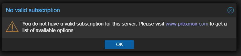 Subscription nag in Proxmox 8 remains · Issue #1622 · tteck/Proxmox · GitHub