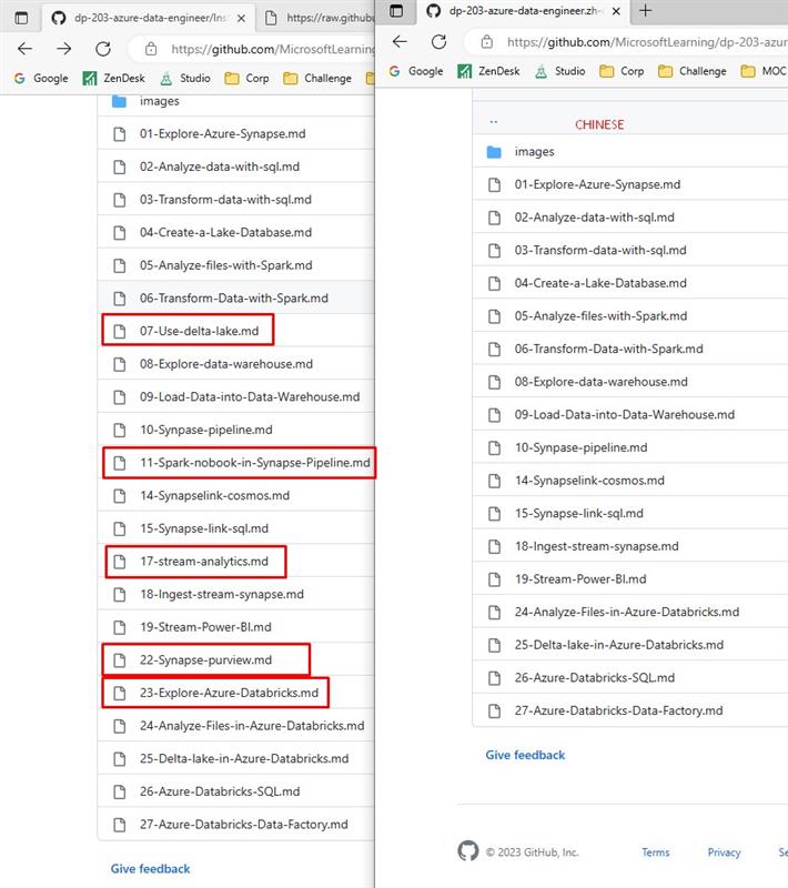Labs 7, 11, 17, 22, and 23 · Issue #1 · MicrosoftLearning/dp-203-azure-data-engineer.zh-cn · GitHub