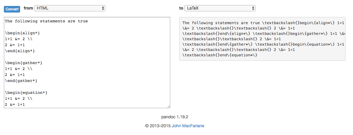 amsthm environments are not preserved if you go from html to latex · Issue #3728 · jgm/pandoc ...