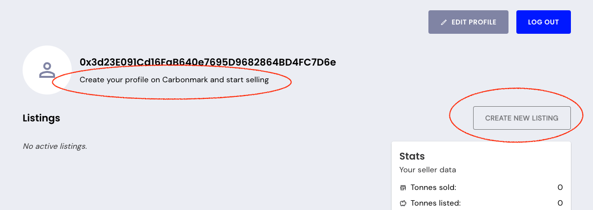 [design] Better UX (tooltip?) for why CREATE NEW LISTING greyed out ...