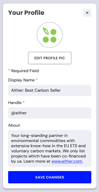 [profile] Better UX for why CREATE NEW LISTING greyed out + Edit ...